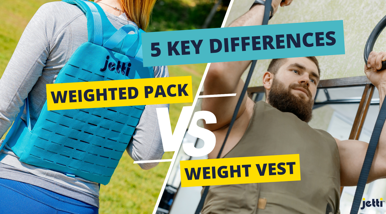 Five Key Differences Between a Weighted Pack and Weight Vest – Jetti