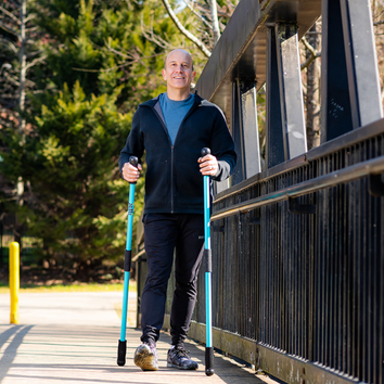 Jetti Poles. Fitness poles for walking. Full-body walking exercise